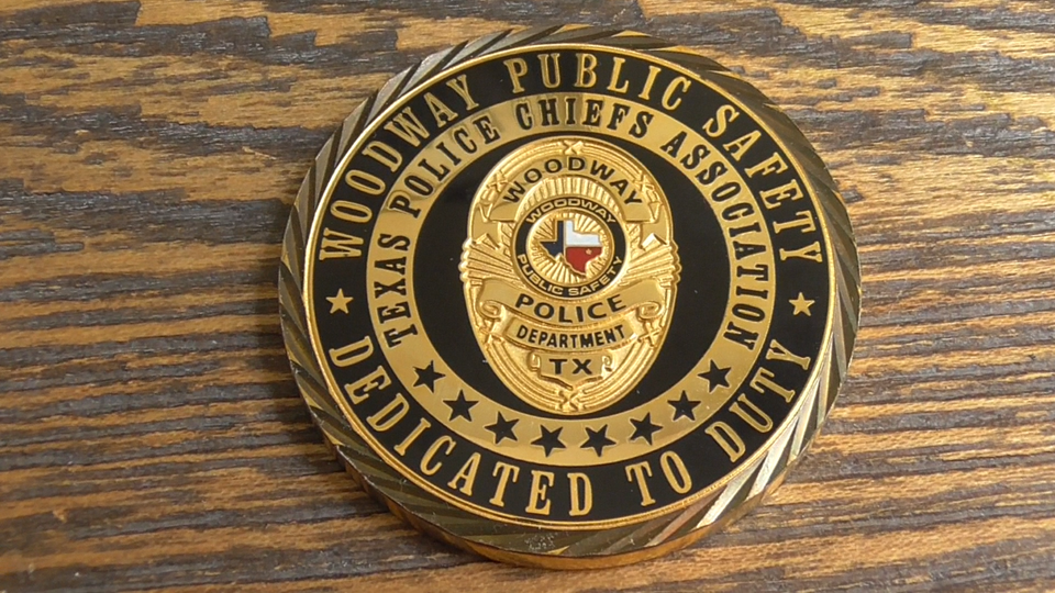 Woodway Police Department Texas Challenge Coin #191T | eBay