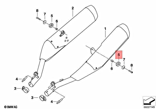 Genuine BMW A40 K02 K03 K18 K19 K26 K27 K28 K48 K61 K71 Grommet ...