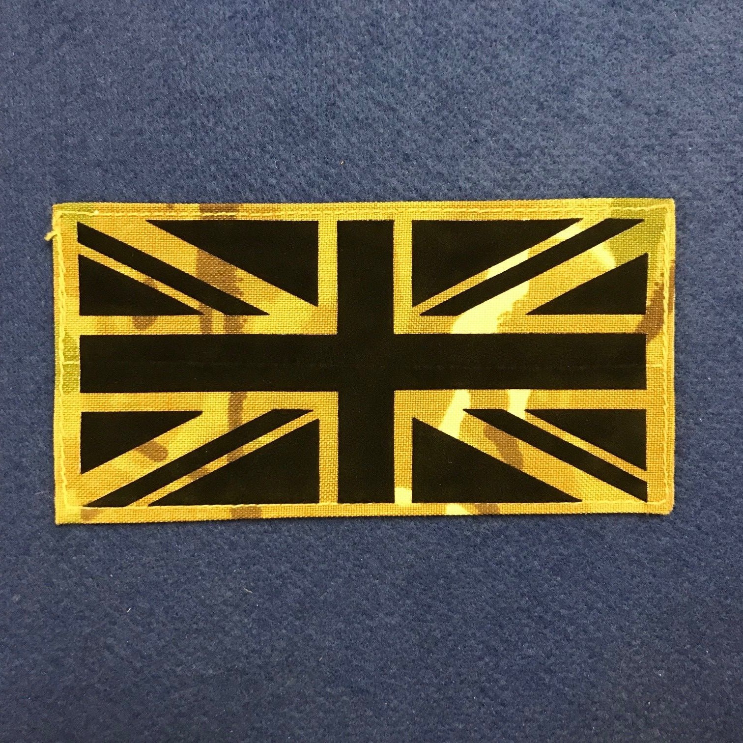 UK BRITISH ARMY SURPLUS MTP UNION JACK SUBDUED FLAG PATCH IFF HOOK ...