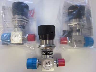 Qualiflow ASM Test Helium Valve, 3x10(-9) atm.cm3/sec - LOT of 3 | eBay