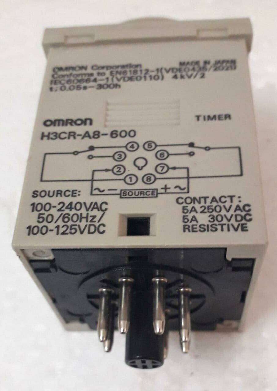 OMRON H3CR-A8-600 Solid State Multi-Functional Timer New | eBay