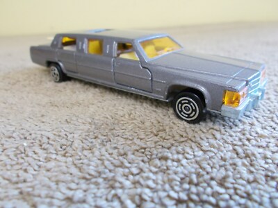 VINTAGE MAJORETTE GREY LIMO # 339 CADILLAC ECH 1/58 DIE CAST LIMOUSINE ...