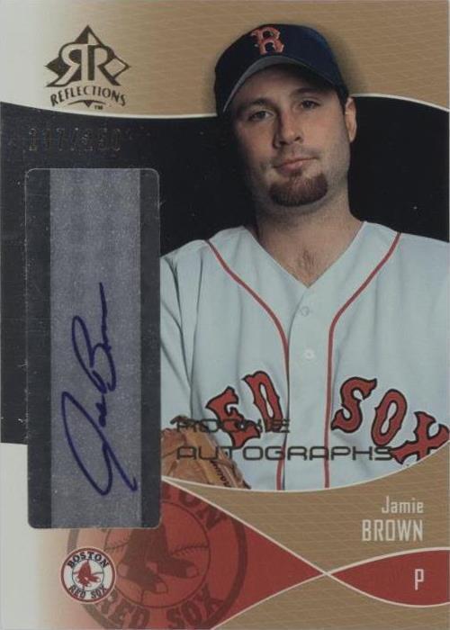 2004 Upper Deck Reflections - Rookie Autographs Jamie Brown #111 Gold ...