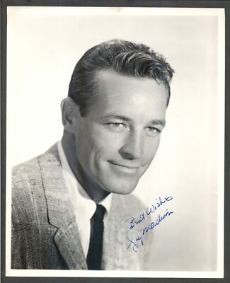 Guy Madison - Signed Vintage Celebrity Autograph Photo - Western Cowboy ...