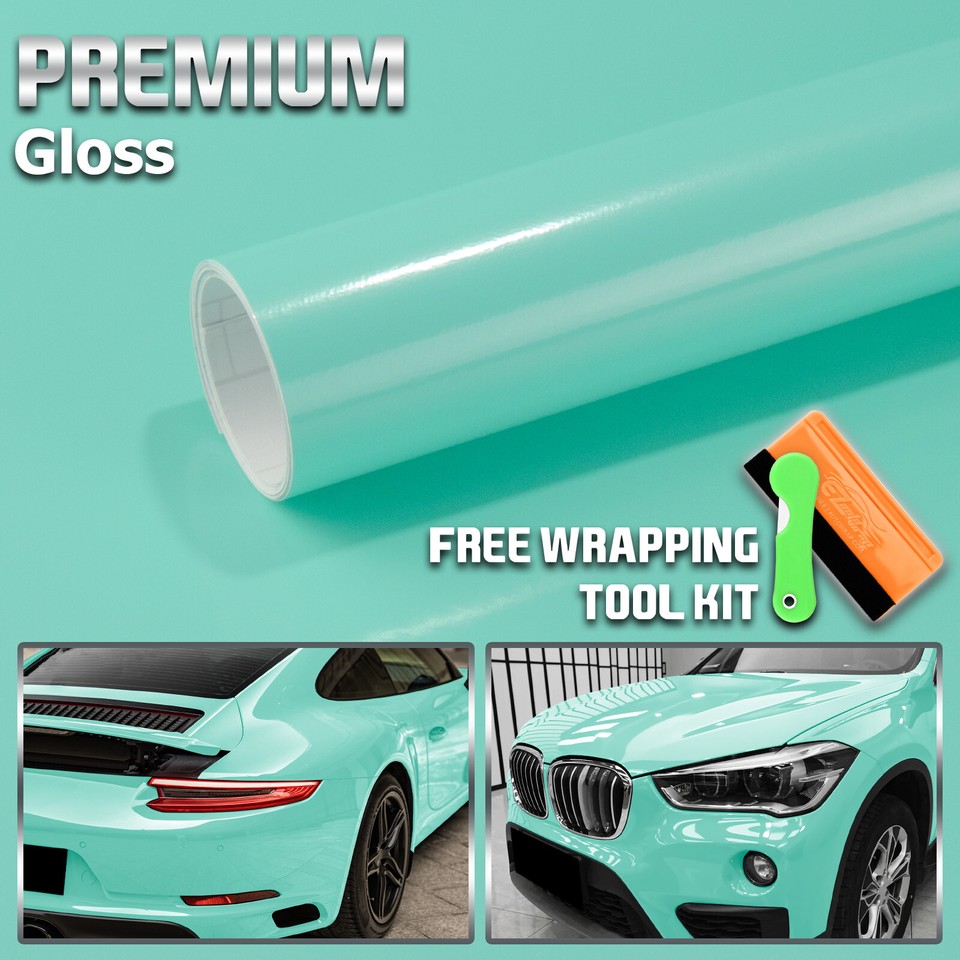 *Gloss Glossy Vinyl Car Laptop Wrap Sticker Decal Air Release Bubble ...