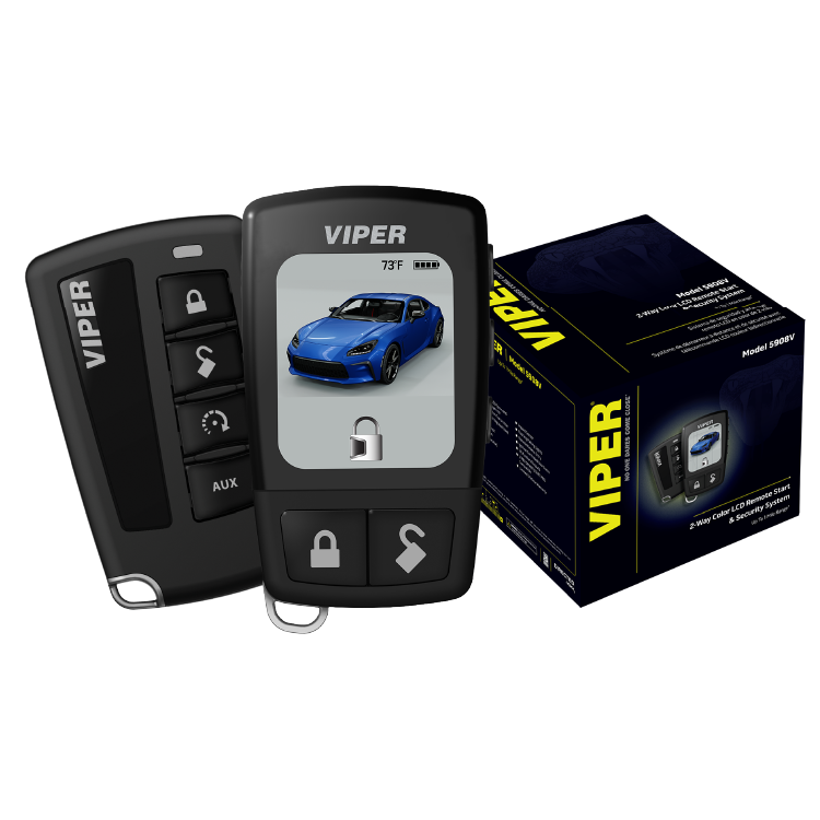 VIPER 5908V / 2-WAY COLOR REMOTE START & SECURITY SYSTEM / ALARM W ...