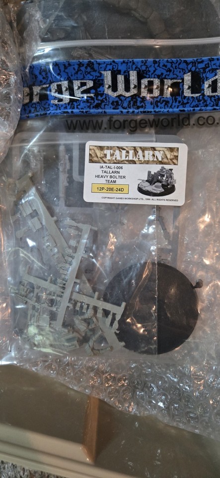 TALLARN HEAVY BOLTER SQUAD Forge world New In Bag Oop Imperial Guard ...