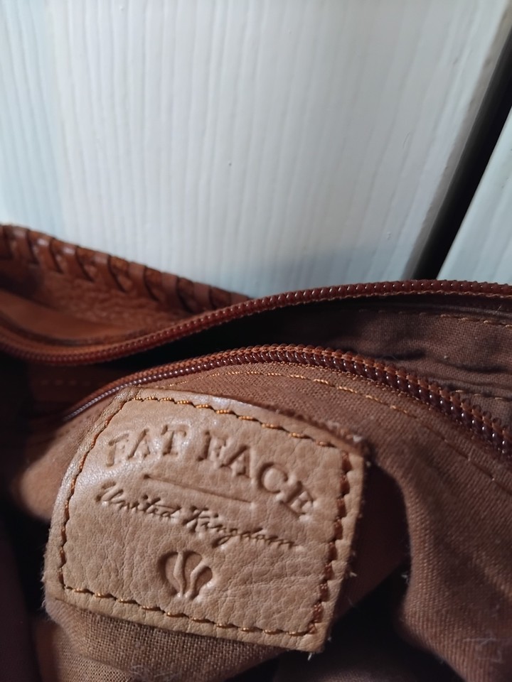 Fat Face Butter Soft Leather Crossbody Chestnut Handbag | eBay UK