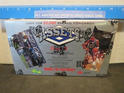 1995 CLASSIC ASSETS SERIES 2 FACTORY SEALED BOX FASC (SHAQ $2000 ...