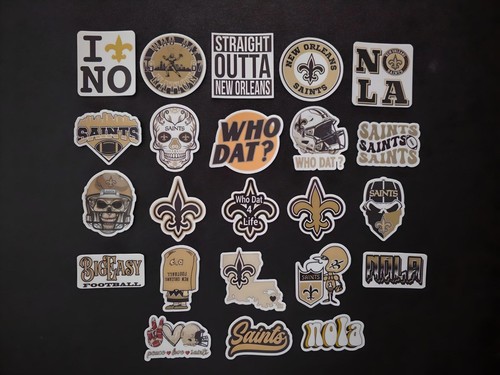 New Orleans Saints Stickers NFL Football Decals Fleur De Lis Who Dat ...