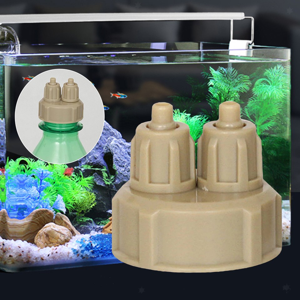 4 Pieces CO2 Generator Bottle Caps Quick Twist Accessories for Aquarium ...