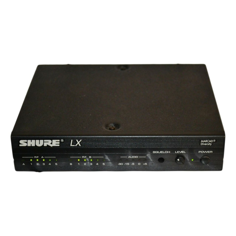 Shure LX4 Wireless Receiver With 2 Antennas and power supply | eBay