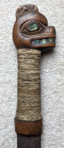 Vintage Northwest Pacific Coast Native American Eskimo Tlingit Knife ...