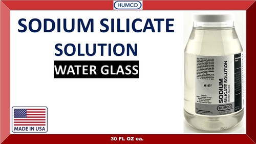 Humco Sodium Silicate Solution 30oz WATER GLASS GASKET SEALING ...