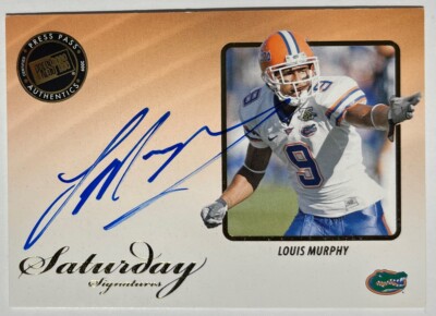 2009 Press Pass Legends Saturday Signatures Louis Murphy #SS-LM.2 ...