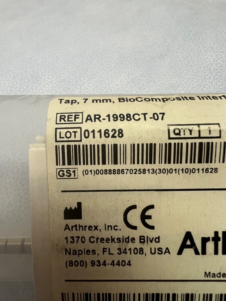 Arthrex AR-1998CD-07 7mm Bio-Composite Interference Quick Connect ...