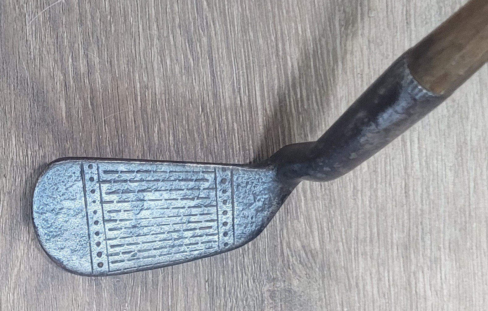 Antique Vintage Smith Patent Anti Shank Hickory Wood Shaft Golf Club ...