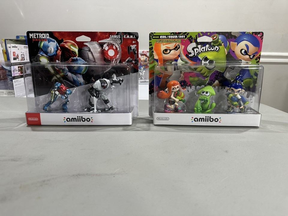 Huge Brand NEW Lot Nintendo Amiibo Collection Figures Smash Bros set ...