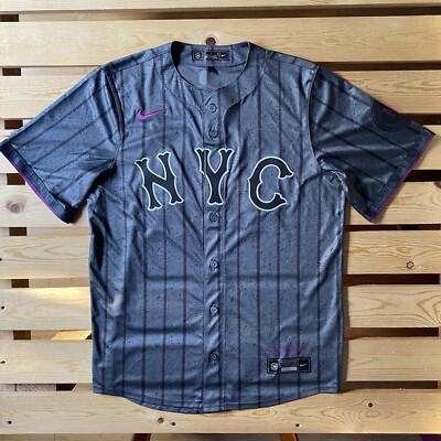 New York Mets Nike Graphite 2024 City Connect Limited Player Jersey #24 ...