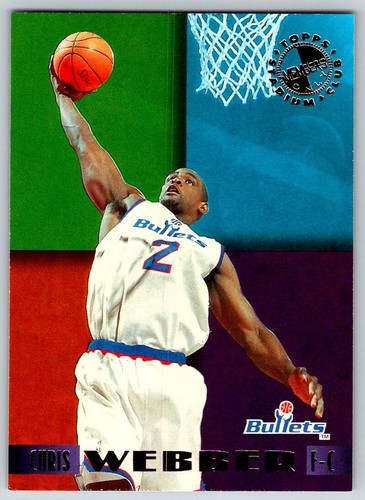 1995-96 TOPPS MEMBERS ONLY STADIUM CLUB CHRIS WEBBER WASHINGTON BULLETS ...