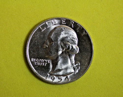 1954- Washington Silver quarter dollar coin #P14889 | eBay