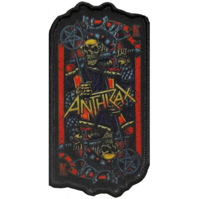 ANTHRAX EVIL KING PRINTED SEW OR IRON ON PATCH OFFICIALLY LICENSED | eBay UK