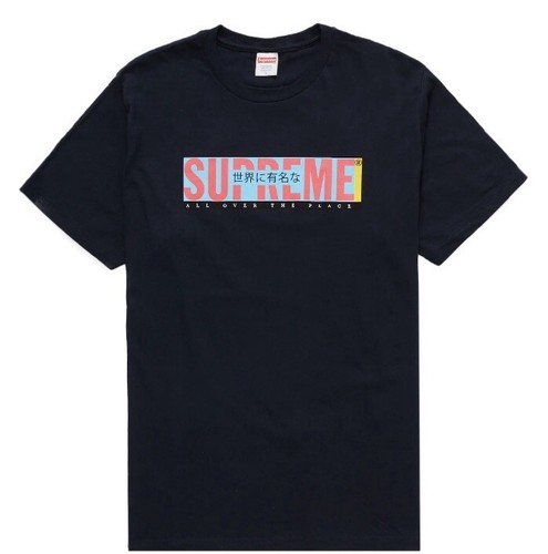 Supreme All Over Tee Navy Size Medium New | eBay