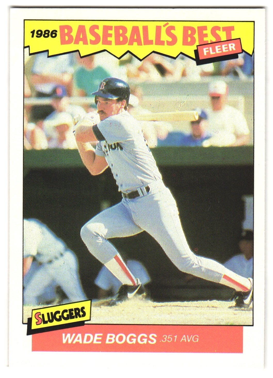 Wade Boggs 1986 Fleer MLB Baseball Best Card # 2 | eBay