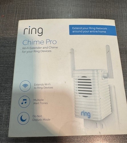 RING CHIME PRO Wi-Fi Extender Network And Chime Ring Devices, New ...