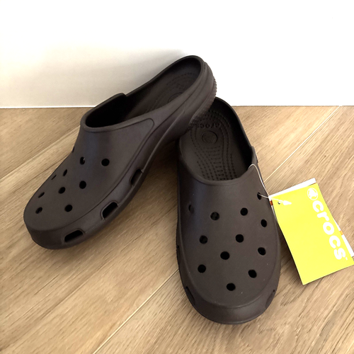 CROCS Freesail Clog Mules Expresso Brown Slip On Women's Size 8 NWT ...