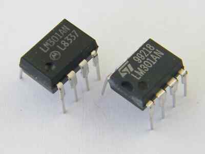 CONF. 5 PZ CIRCUITO INTEGRATO LM301 DIP8 LM301AN MOTOROLA / ST ...