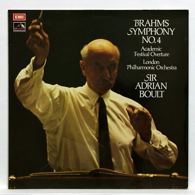 ASD 2901 SIR ADRIAN BOULT - BRAHMS symphony no.4 EMI HMV LP NM | eBay
