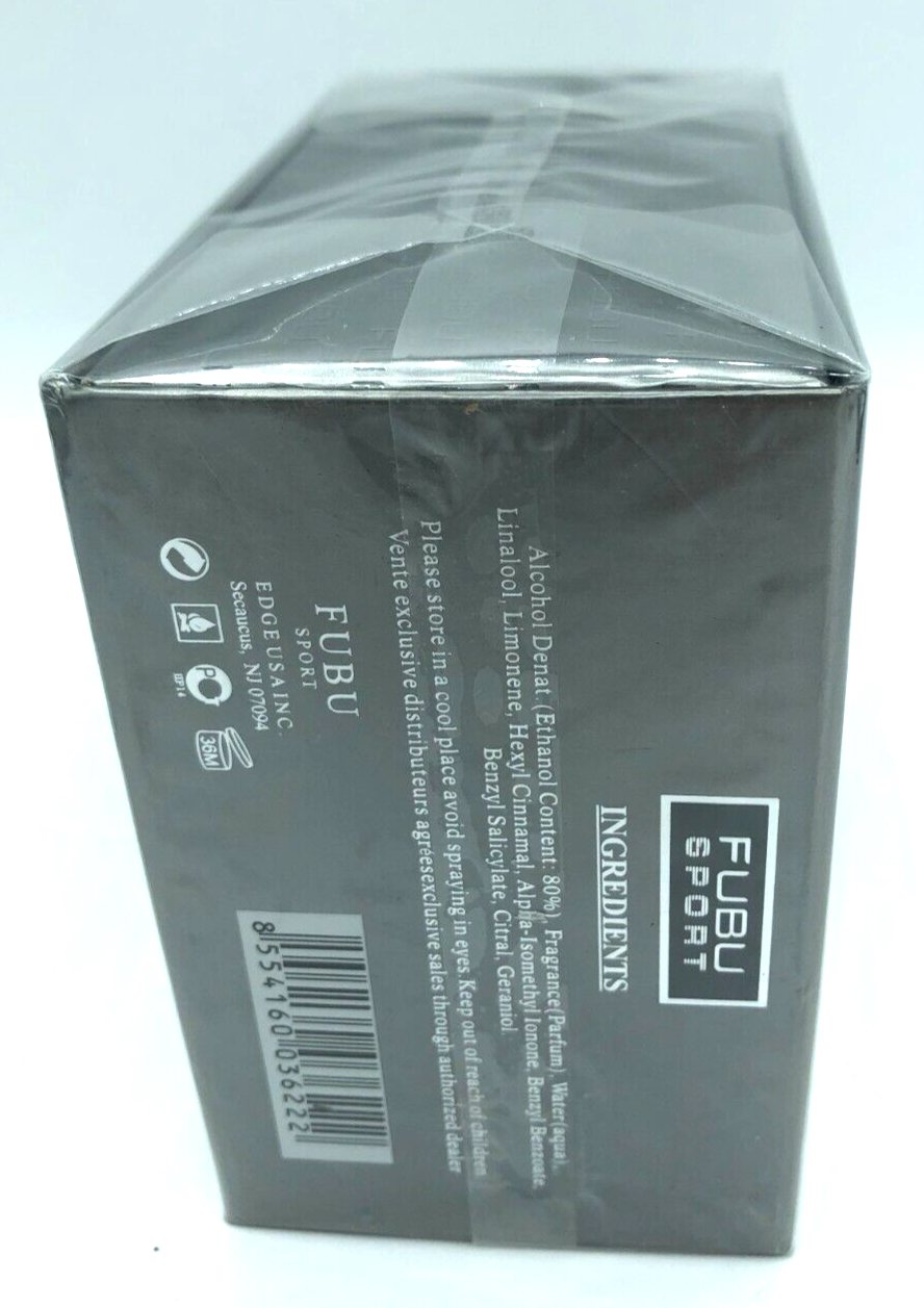 FUBU Sport Cologne for Men 3.4 Oz / 100 Ml Eau De Toilette Spray for ...