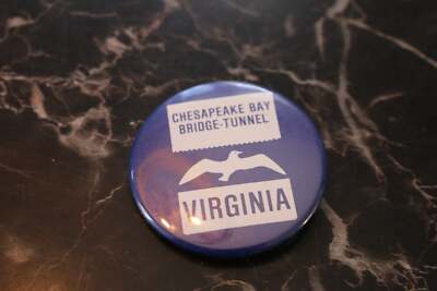 Vtg button pinback Macaron Souvenir Chesapeake bay Bridge-tunnel ...