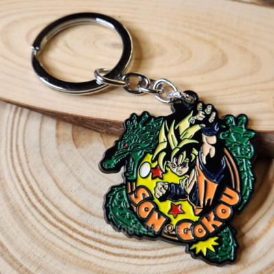Anime DBZ Dragon Ball Son Goku Metal Keychain Keyring Key Chain | eBay