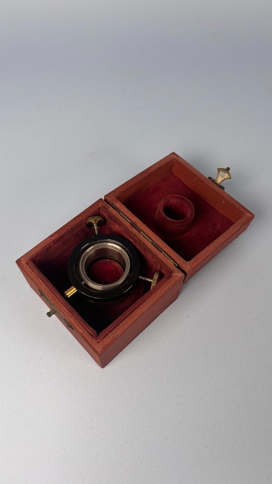 Leitz Wetzlar Condenser Microscope Part Fur Dunkelfeld - Boxed Antique ...