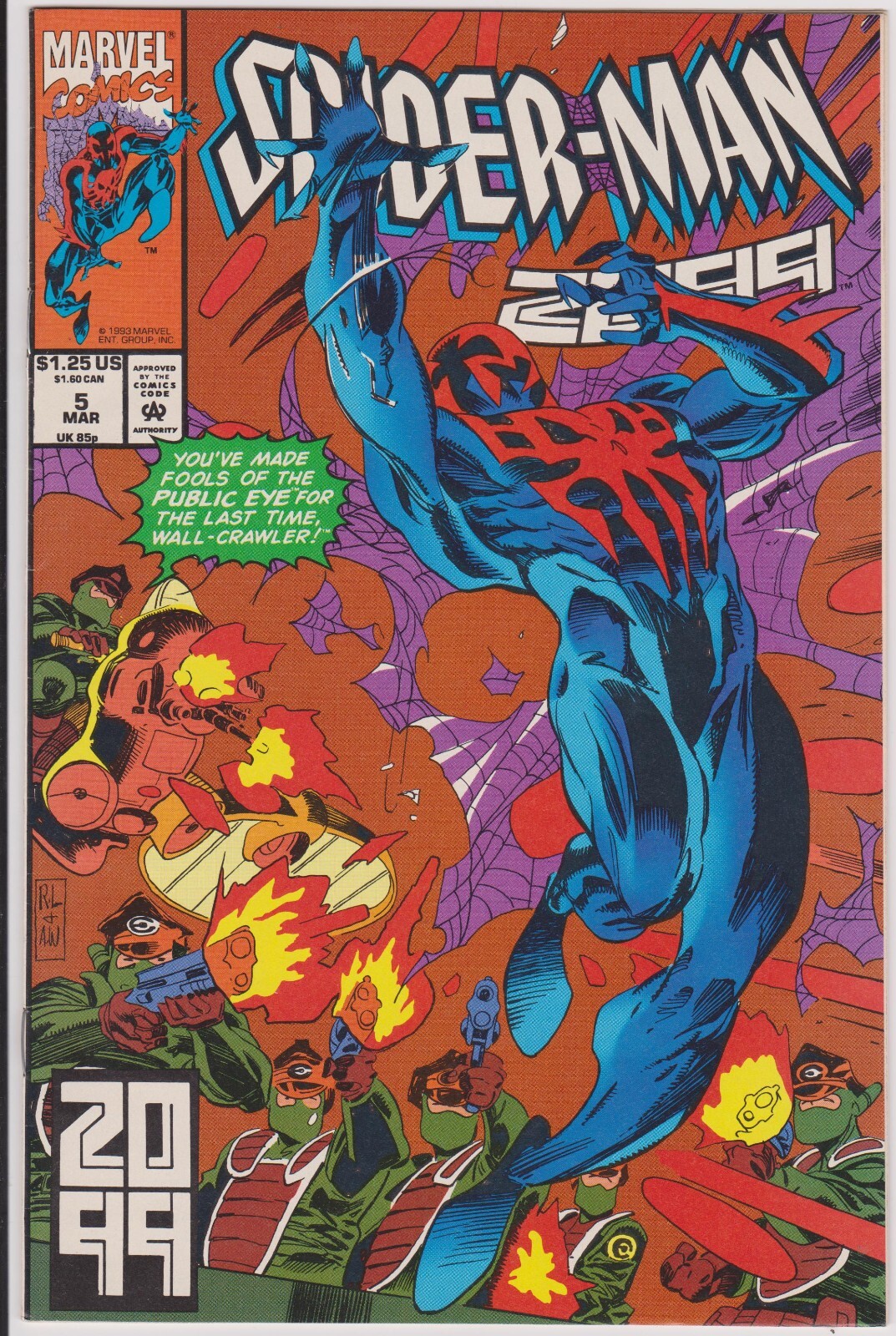 Spider-Man 2099 Issue #5 Comic Book. Vol 1. Peter David. Marvel 1993 | eBay