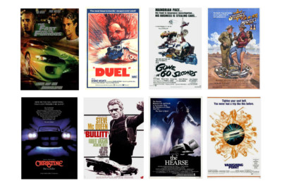 1/24 1/25 G scale model car movie theater posters | eBay