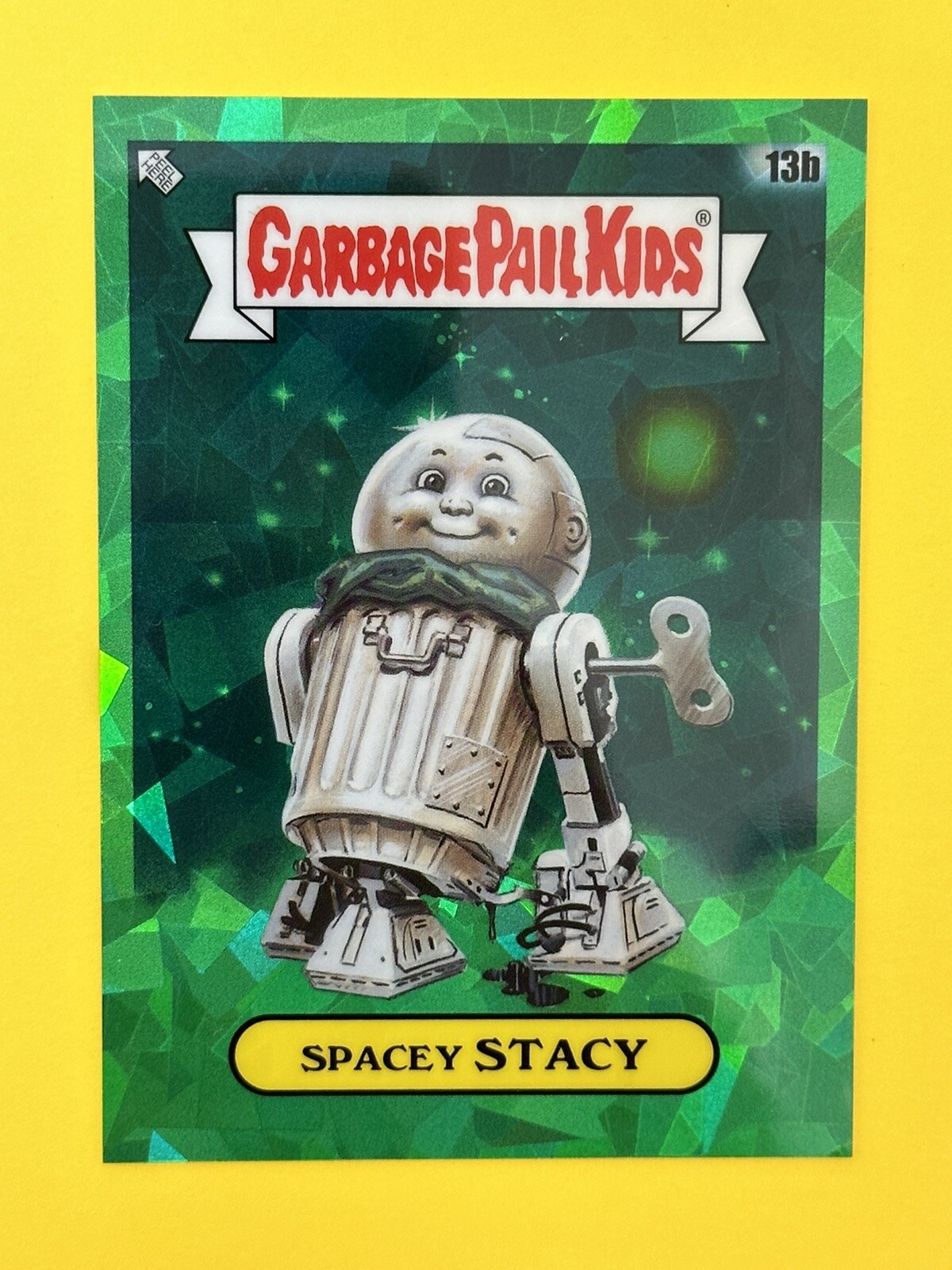 Spacey Stacy #34/50 13b Green Refractor 2020 Topps Garbage Pail Kids ...