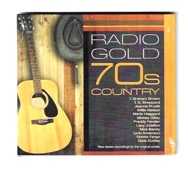 RADIO GOLD 70's COUNTRY Music CD - J. Pruett, W. Nelson, F. Fender ...