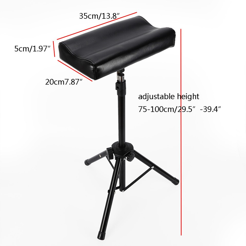 Adjustable Black Tattoo Arm rest Leg Rest Tattoo Tripod Stand Chair ...