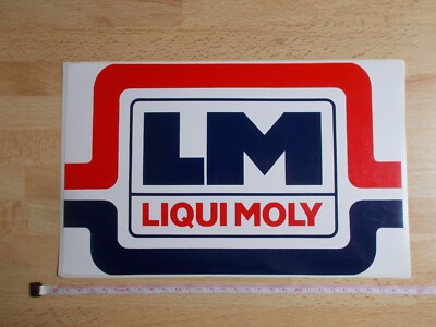 Large Sticker Lm - Liqui Moly Blue & Red Block Logo - 28,5 CM On 18 CM ...