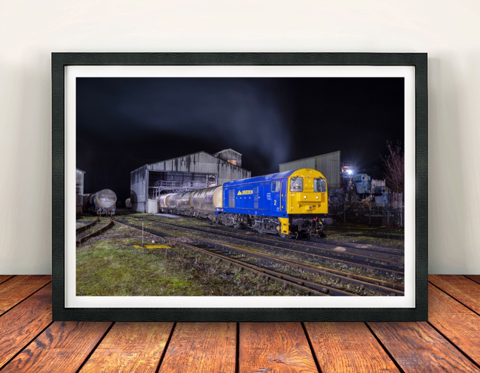 Class 20 Framed Print, 20168 Railway Gifts, Breedon Hope Cement Works ...