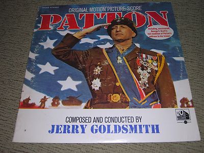 PATTON (VG+) 1970 Jerry Goldsmith Soundtrack (NM) 12" 20th Century Fox ...