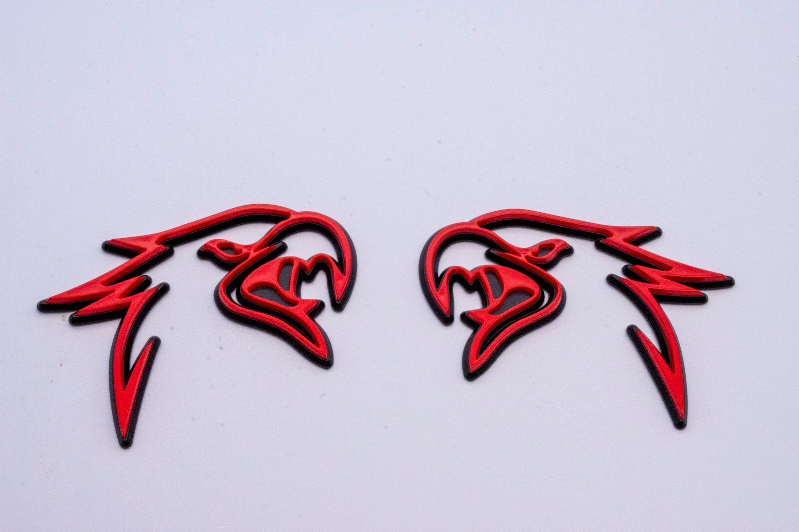 Red Black TRAILHAWK Trail Hawk Emblem Nameplate Fits Jeep Dodge ...