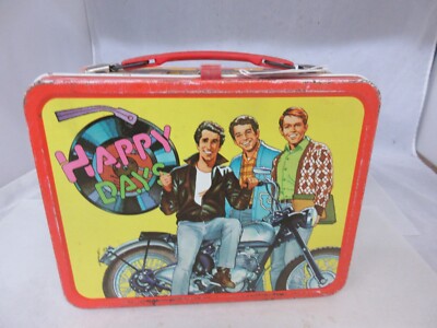 VINTAGE LUNCH BOX TIN 1976 HAPPY DAYS LUNCH BOX 855-D | eBay