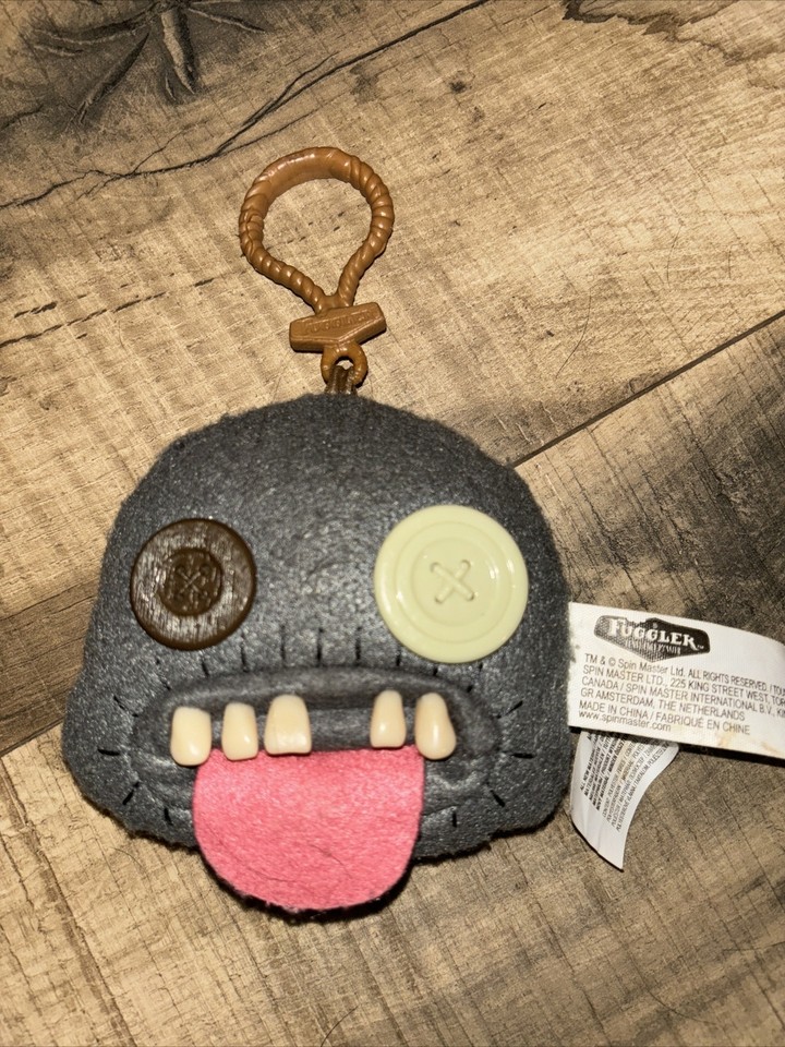 Fuggler Gray Oogah Boogah Clip On Keychain Bag Clip Funny Ugly Monster ...