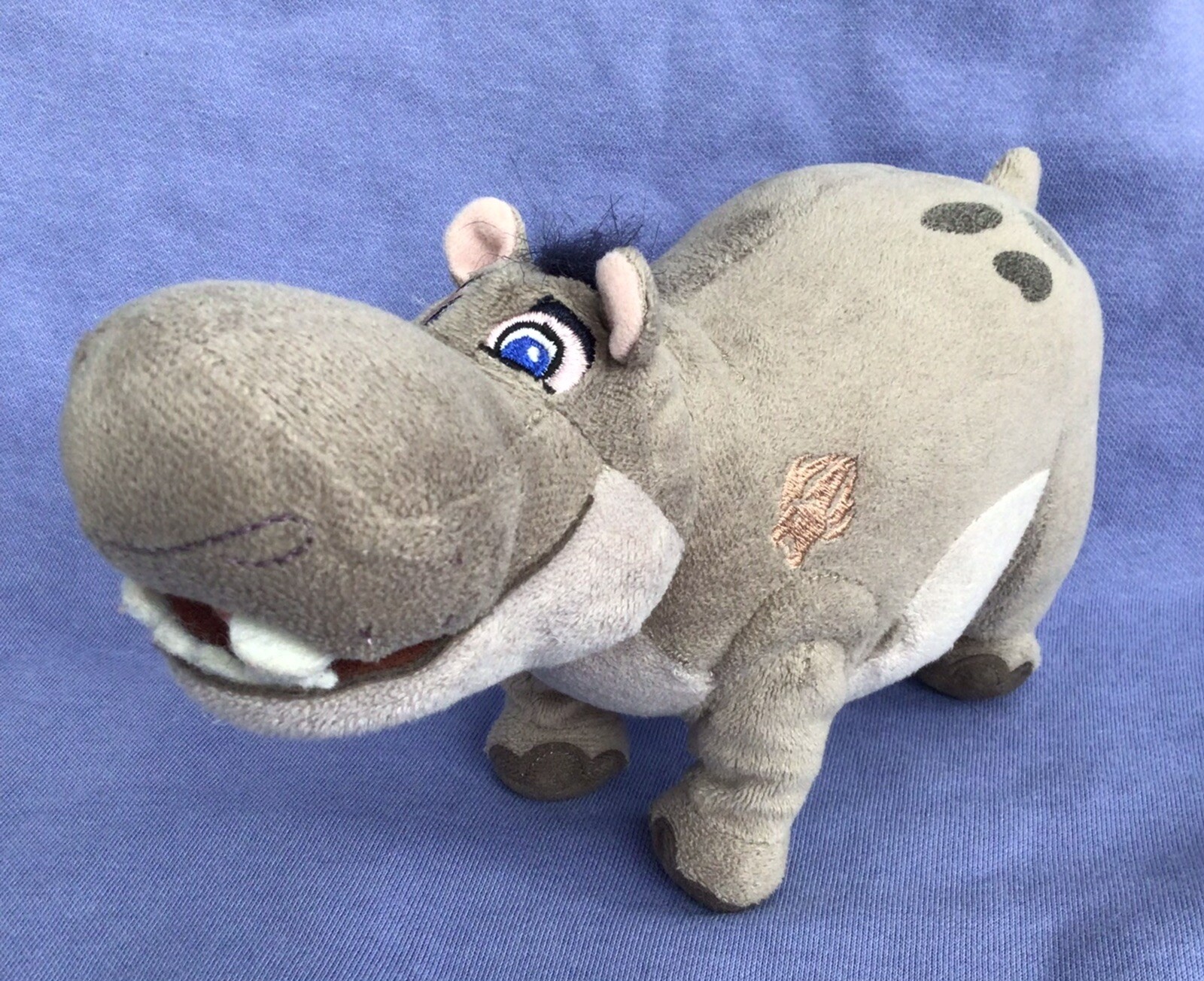 Disney Jr The Lion Guard Beshte 8" Plush Hippo Gray Stuffed Animal Lion ...