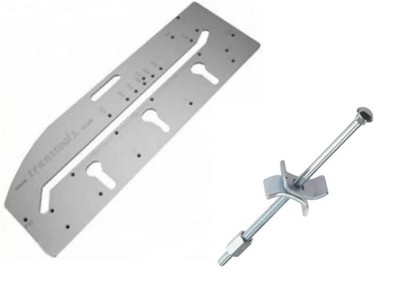 Kitchen Worktop Router Jig Joint Guide 900mm & Worktop Clamps 150mm ...