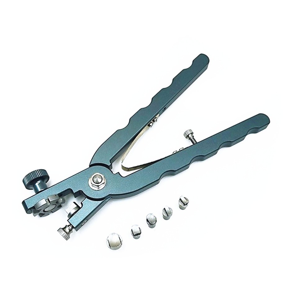 2&4&6mm 6-Shape Aluminum Leather Cutting Plier Watch Band Adjuster ...